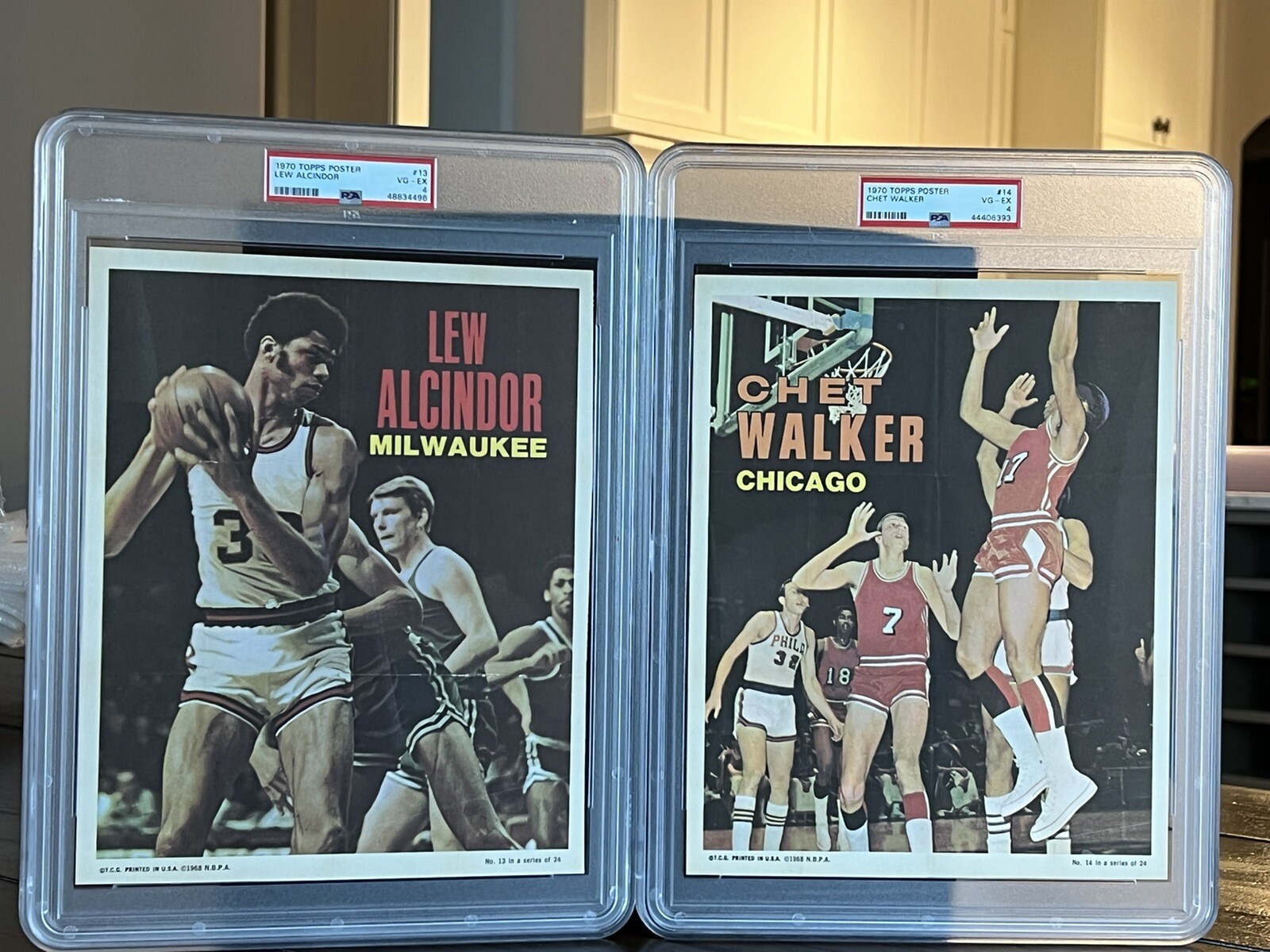 1970 Topps Basketball Poster Complete Set PSA Set Registry Ultra Rare ...
