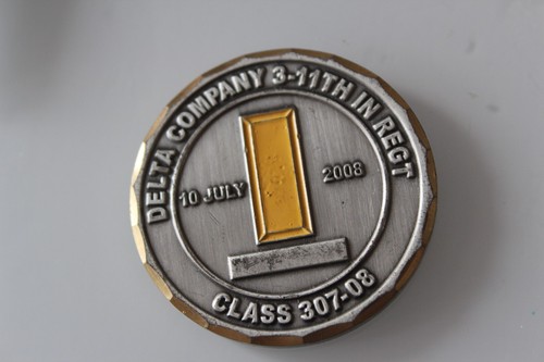 Delta Company 3-11th In Regt Class 307-08 Challenge Coin | eBay