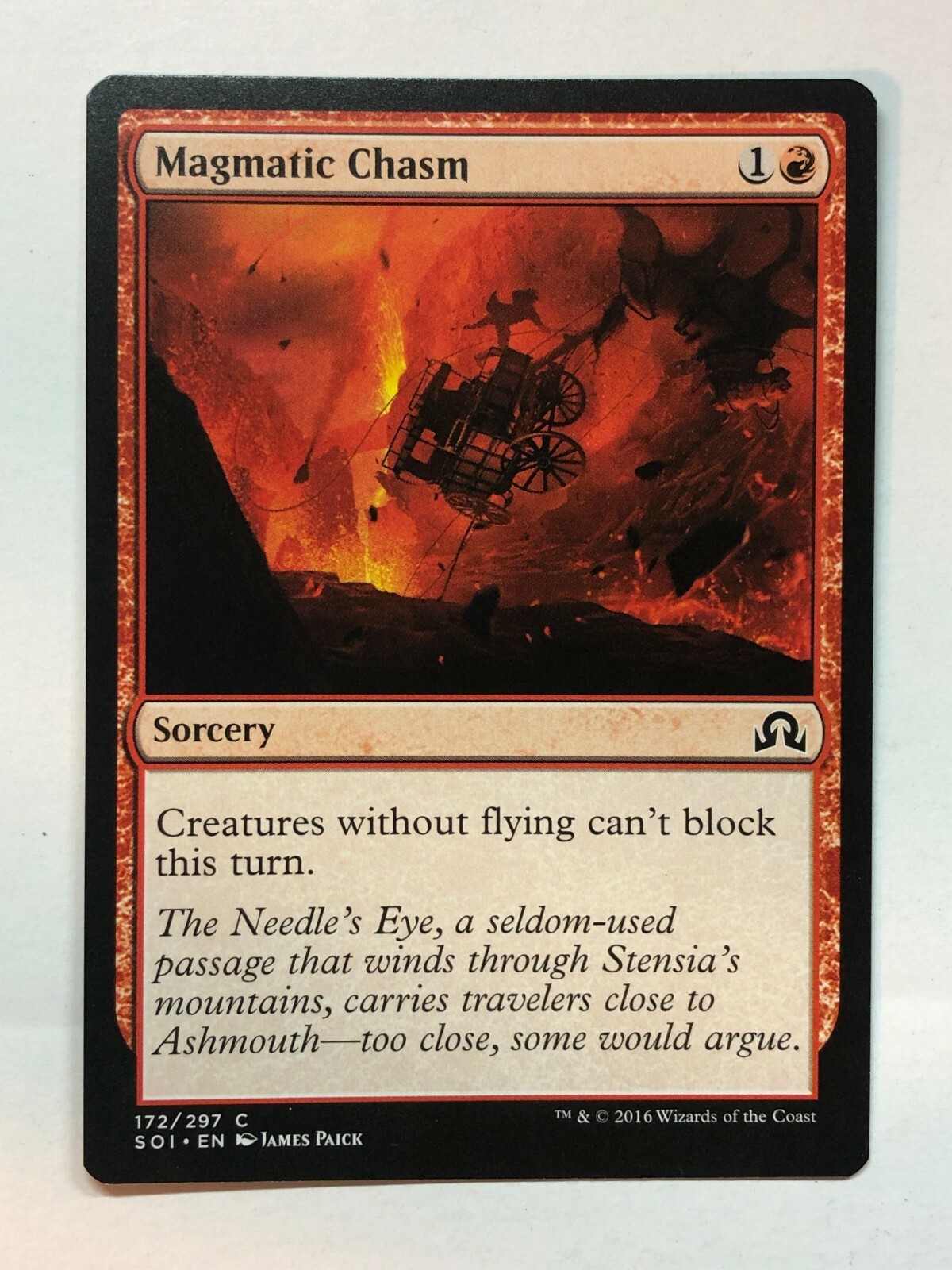 MTG Magmatic Chasm Shadows Over Innistrad 172/297 Regular Common | eBay