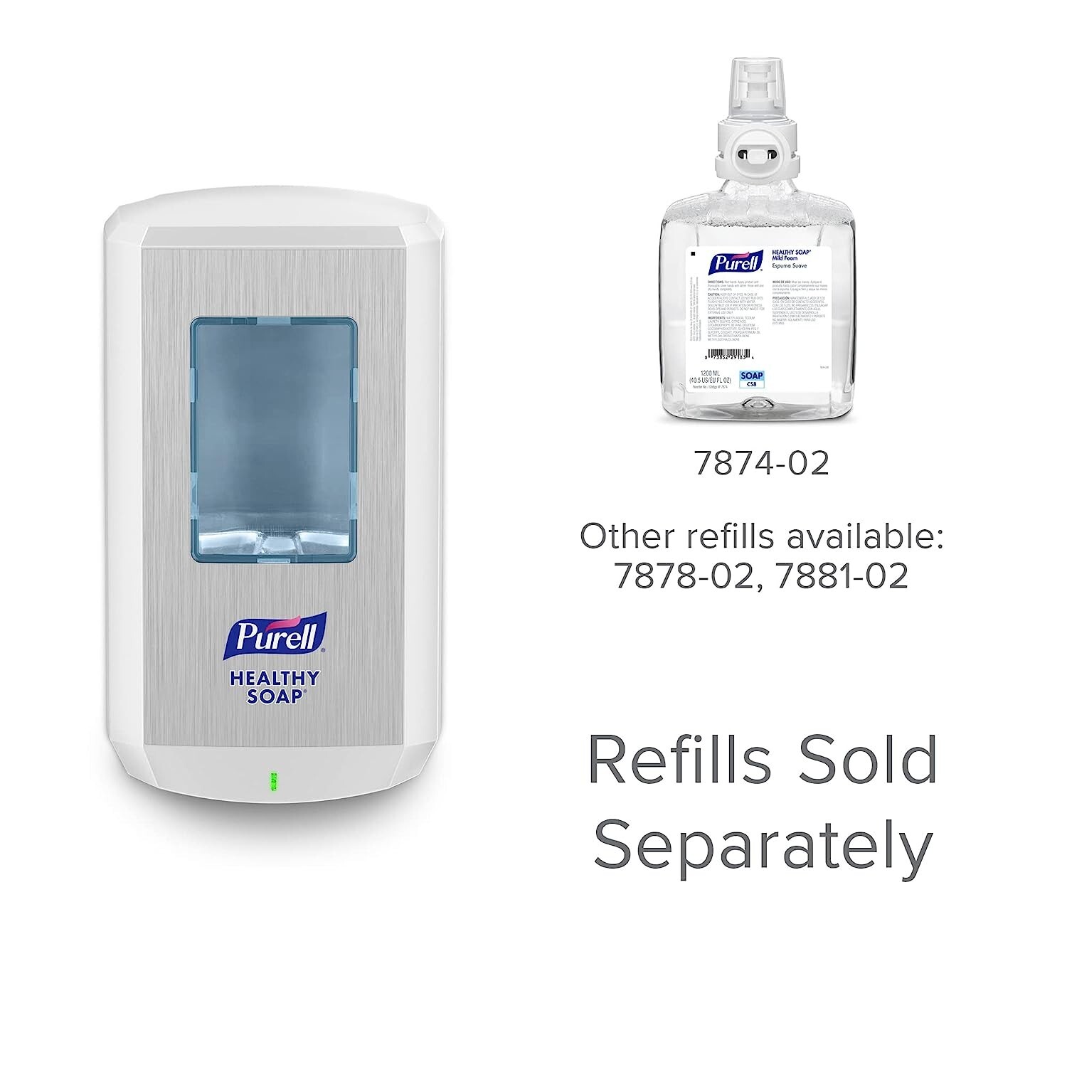 PURELL CS8 AUTOMATIC TOUCH FREE FOAMING HAND SOAP DISPENSER ...