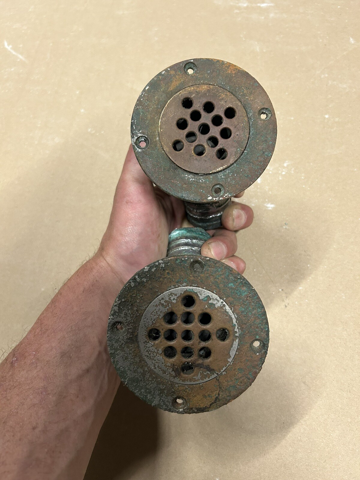 Perko 142 2 Cockpit Scupper 3 5 8 Round Plated Bronze LOOK for sale ...