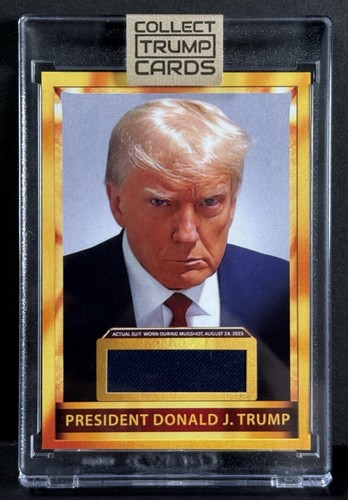 Official Collect Trump Cards With Piece Mugshot suit 315/595 Unique ...
