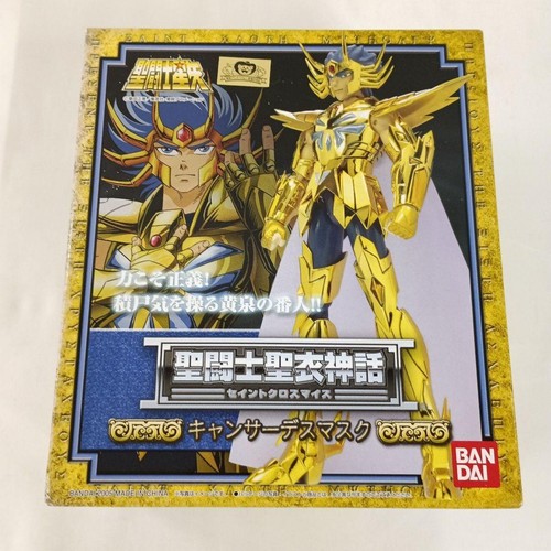 Saint Seiya Myth Cloth Cancer Deathmask Action Figure Bandai Gold Saint ...