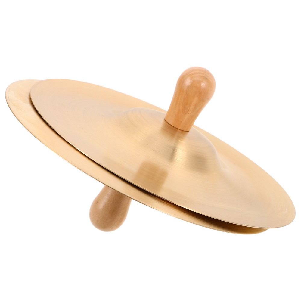 1 Pair Brass Mini Hand Finger Cymbals 6 Inch Kids Percussion ...