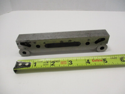5" Sine Bar w/ 5" On Center Rolls Fixture Jig Toolmaker Made Hard ...