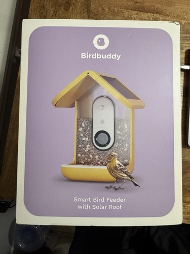 Bird Buddy Smart Bird Feeder With Solar Roof & Camera Solar Powered ...