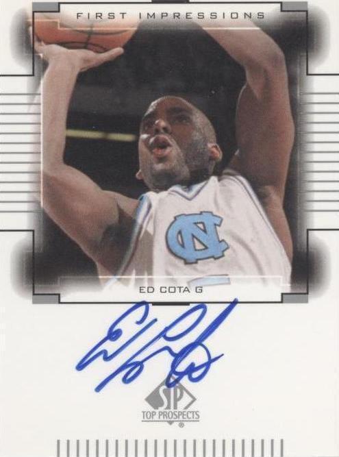 2000-01 SP Top Prospects - First Impressions Ed Cota #EC (AU, RC) for ...