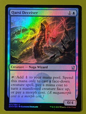 FOIL Qarsi Deceiver x1 Dragons of Tarkir 1x Magic the Gathering MTG | eBay