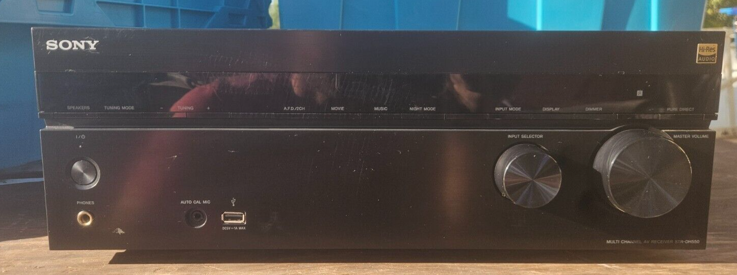 Sony STR-DH550 5.2 Channel 4K AV Receiver 748252527646 | eBay