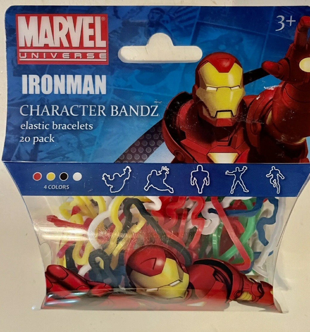 Silly Bandz Ironman Marvel Universe Avengers Character Elastic ...