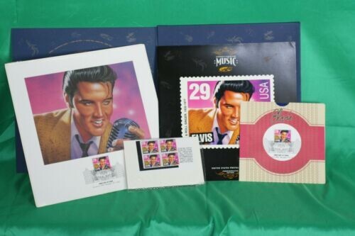 USPS ELVIS PRESLEY LEGENDS OF AMERICAN ALBUM STAMP Collection Complete ...