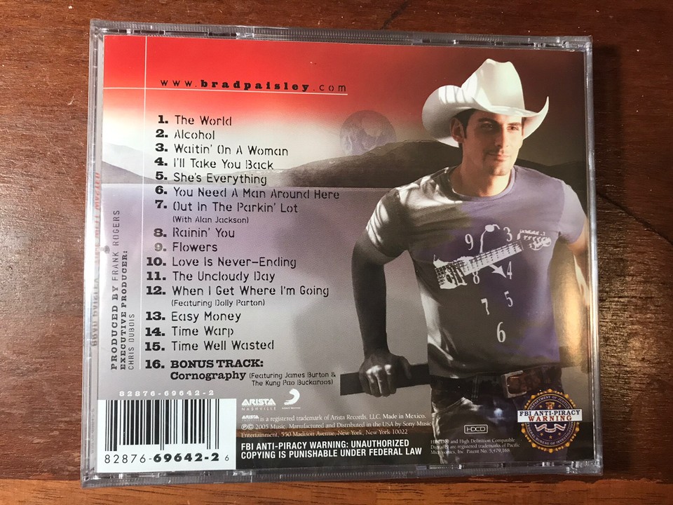 Time Well Wasted by Brad Paisley CD (Jewel Case) Arista New ...