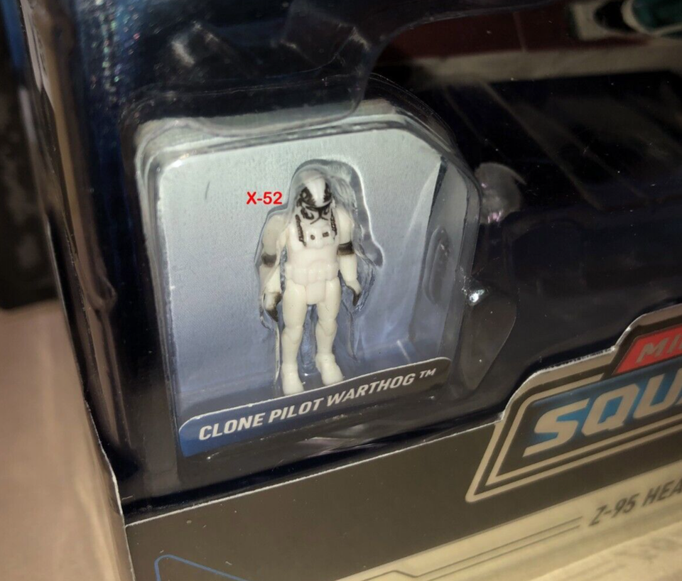 Z95 Headhunter w Clone Pilot Warthog RARE Chase Star Wars Micro Galaxy ...