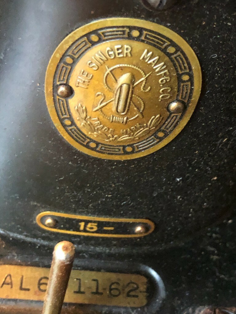 1953 SINGER SEWING MACHINE VINTAGE BUILT IN TABLE MODEL #AL601162 | eBay