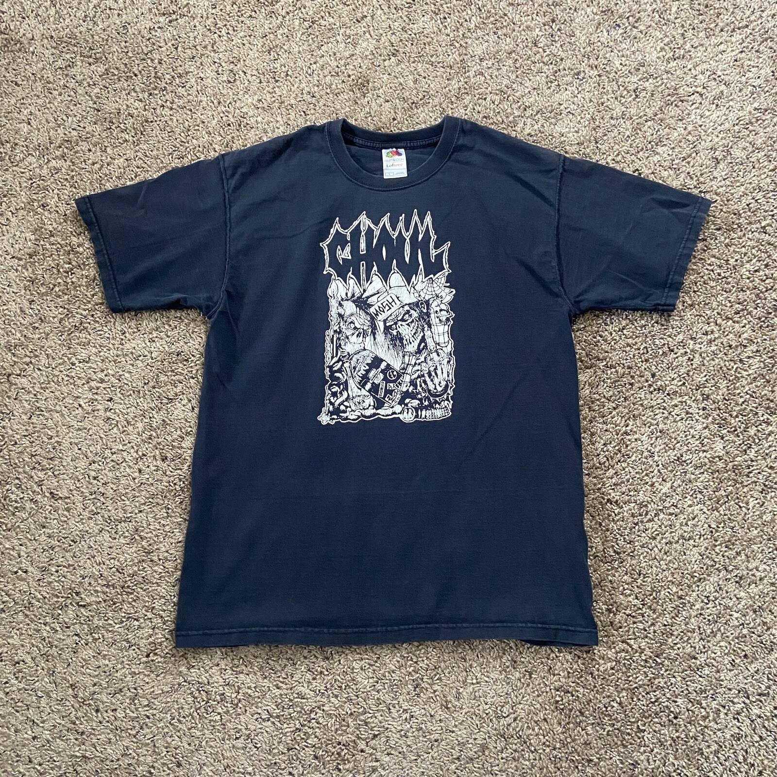 Vintage Ghoul Death Heavy Metal Band Shirt Size L - Gem