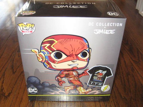 Funko POP! Gamestop Jim Lee The Flash Limited Pop & Tee -Size Small | eBay