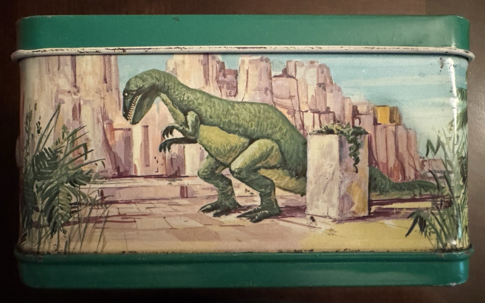 VINTAGE ORIGINAL 1975 LAND OF THE LOST METAL LUNCH BOX NO THERMOS | eBay