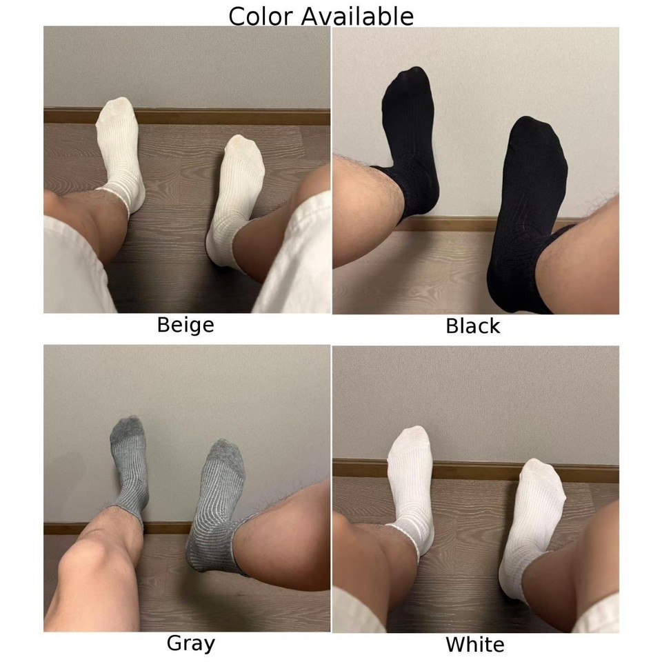For Running For Dress Shoes Mens Dress Socks Office Wear Elastic Quick ...