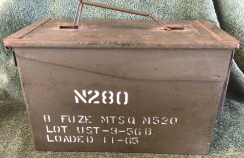 AFX Military Metal Ammunition Box N280 Fuze | eBay