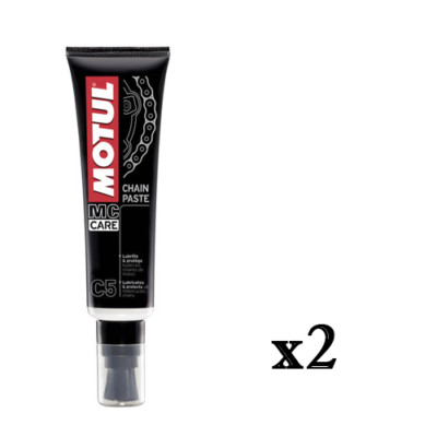 Motul C5 Chain Paste Pasta Bianca Grasso Lubrificante per Catena 2 X ...