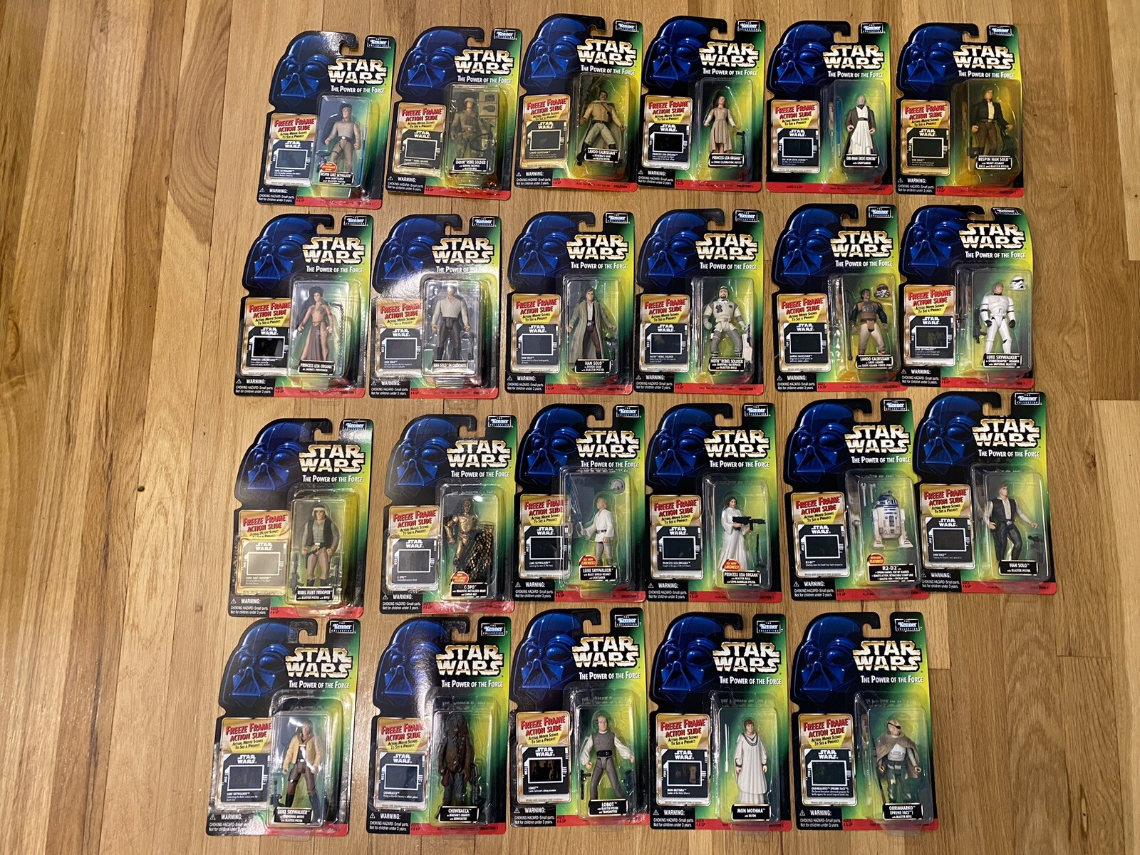 Star Wars POTF Freeze Frame Lot Complete Collection 1 Set Of 23 Figures ...
