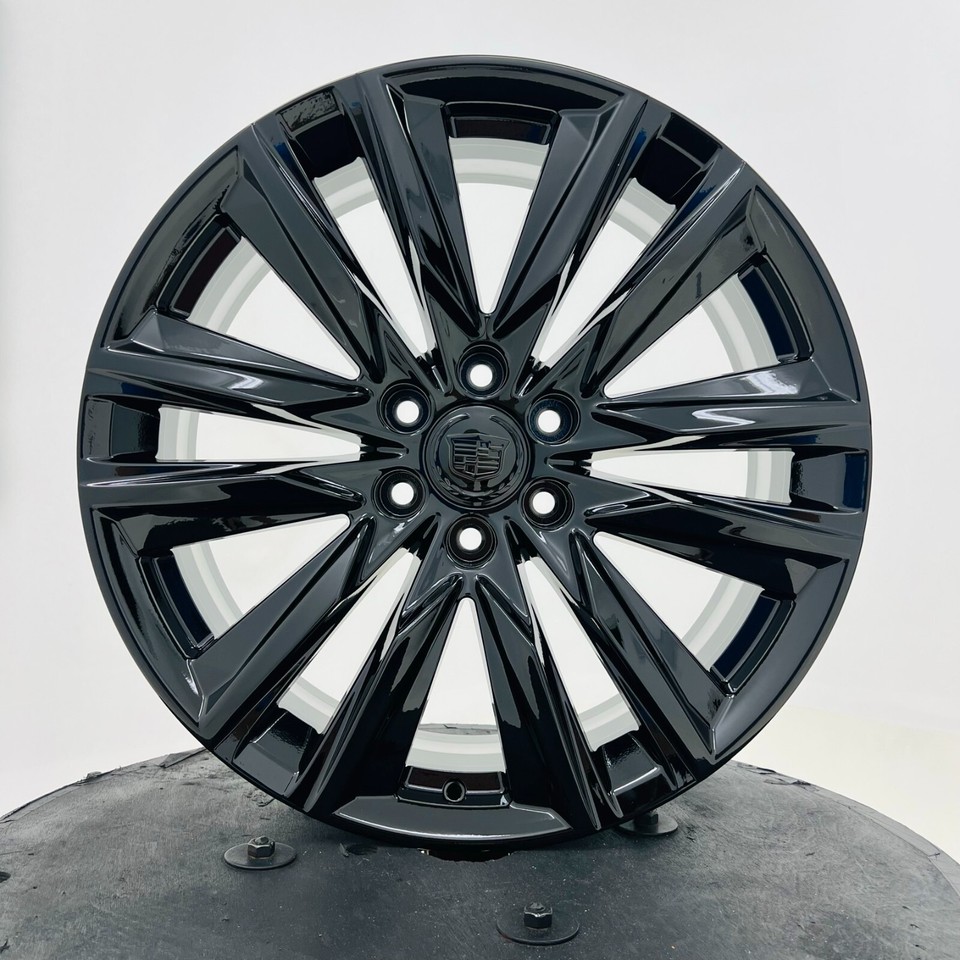 2024 Black Chevy Silverado Tahoe Suburban Wheels Rims RST GMC Sierra ...