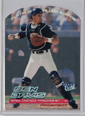2000 Fleer Ultra Platinum Medallion Ben Davis 03/25 San Diego Padres ...