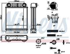 Nissens 707216 Heater for sale online | eBay