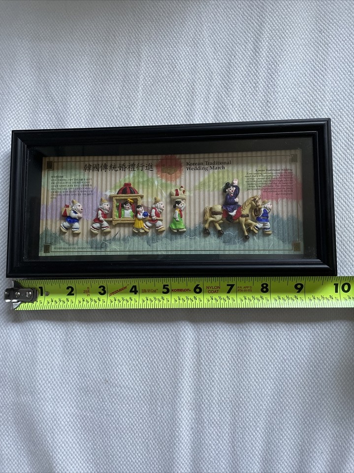 Korean Traditional Wedding March 3D Shadow Box Framed Art Keun Suk ...