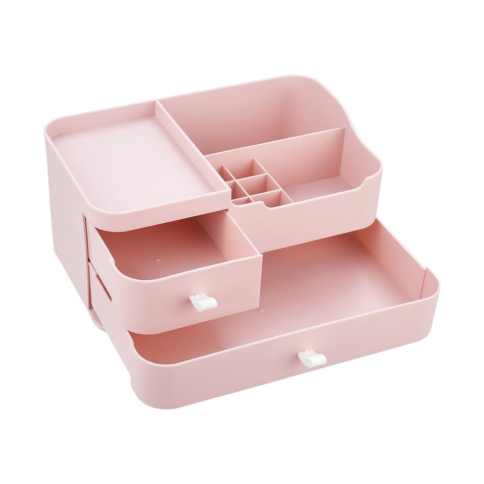 Large Plastic Beauty Box Make Up Storage Drawers Cosmetic Organizer ...