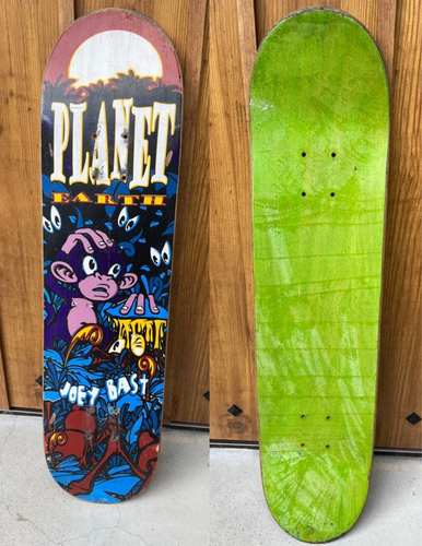 90s Vintage PLANET EARTH JOEY BAST Skateboard Deck | eBay