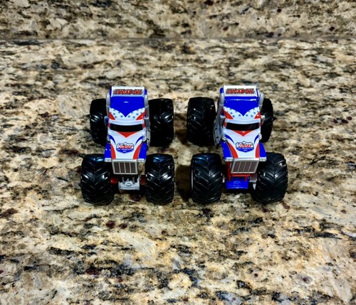Two DIFFERENT Spin Master Monster Jam Lucas Oil Stabilizer Truck Lot ...