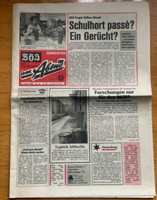 DDR Tageszeitung BZ am Abend 9. Februar 1990 | eBay.de