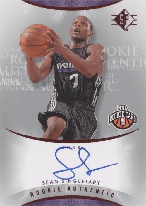 2008-09 SP - Rookie Authentic Sean Singletary #133 (AU, RC) for sale ...