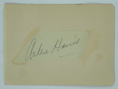 Arlene Harris Signed Autographed 4.25x5.75 Cut Paper Radio Actress | eBay