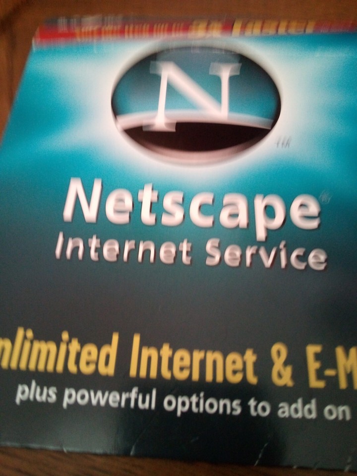 (NOS) Vintage NETSCAPE Internet Service CD Dial-Up 7.1 Circa 2004 Free ...