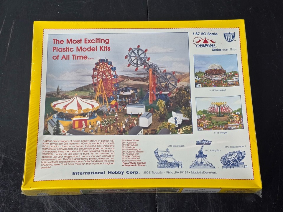 IHC Carnival HO Scale Model Train Concession Booths #5130 SEALED NOS | eBay