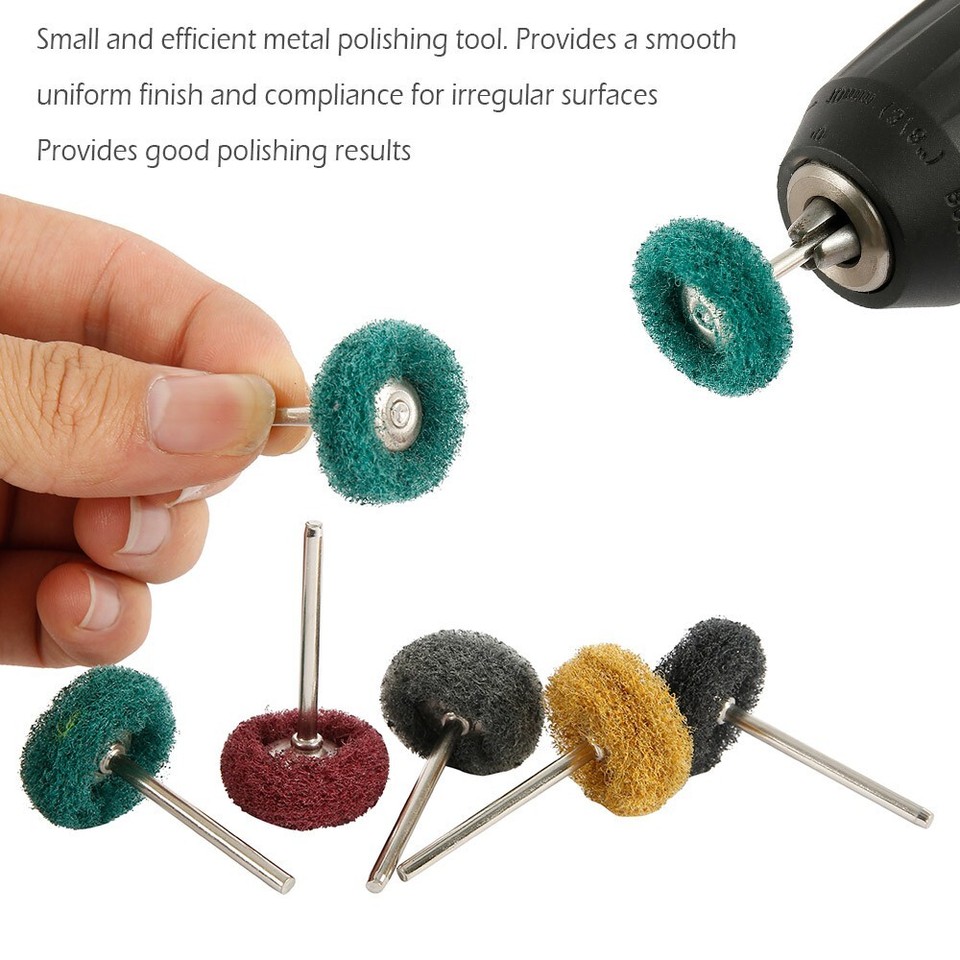 50 Metal Polishing Buffing Wheel Burr Kit Rotary Tool Accessories Set ...