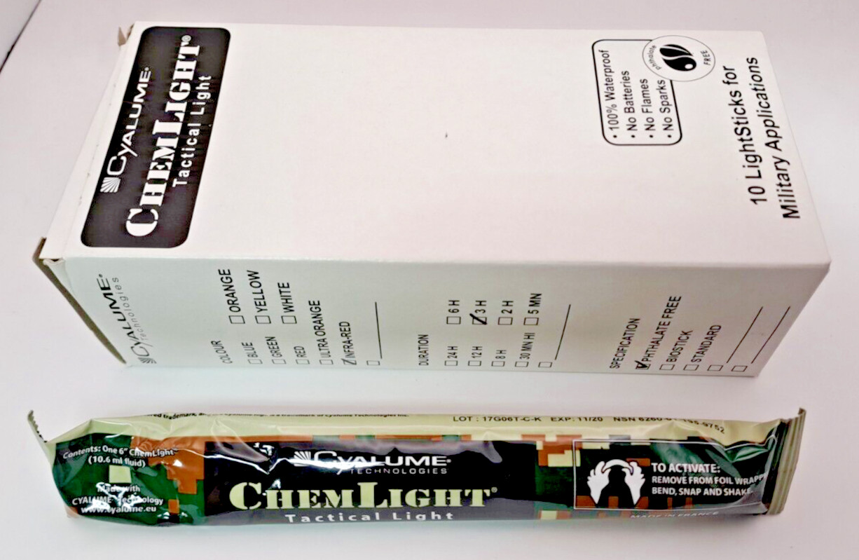 NEW Glow Stick Chemlight Tactical Light | Grelly USA