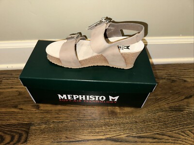 Mephisto Lissandra Light Taupe Women's Wedge Sandal US Size 8 -BRAND ...