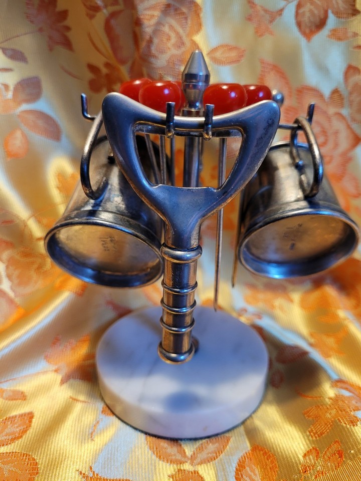 Vintage 1940's Raimond Italy Cocktail Companion Set - Complete Marble ...