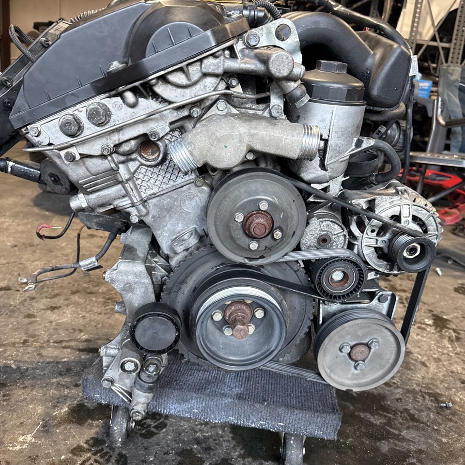 ☑️ BMW E36 328I Z3 2.8L L6 M52B28 Complete Engine Motor 140K Iron Block ...