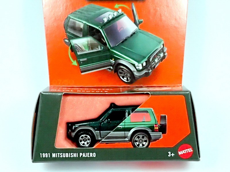 2026 MATCHBOX / No. 07 1991 Mitsubishi Pajero (Metallic Green) / MOVING ...