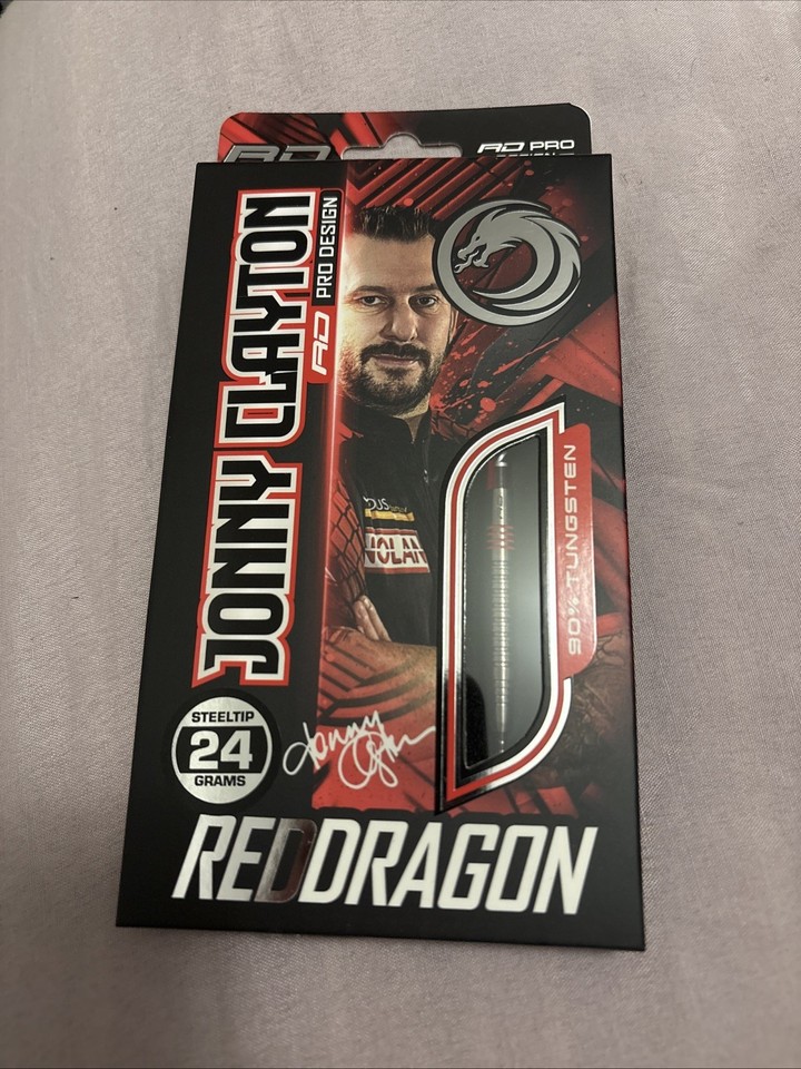 Jonny Clayton Red Dragon 24g Darts Set 90% Tungsten BNIB | eBay UK