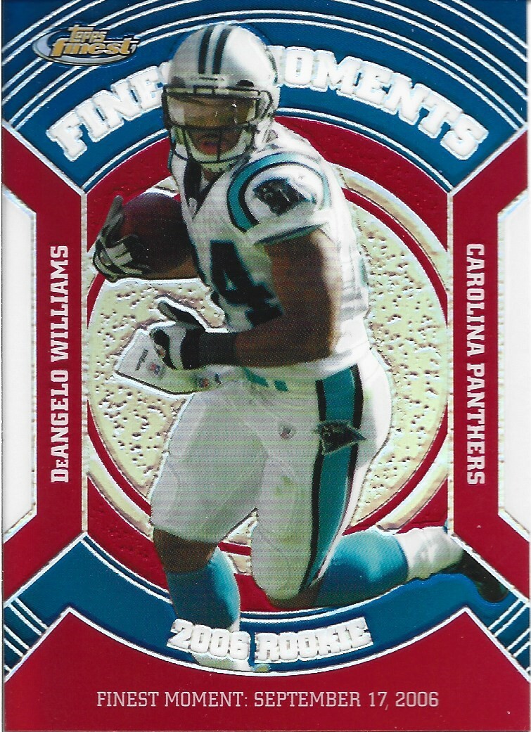 DeAngelo Williams 2007 Topps Finest # Rookie Finest Moments - Refractor ...
