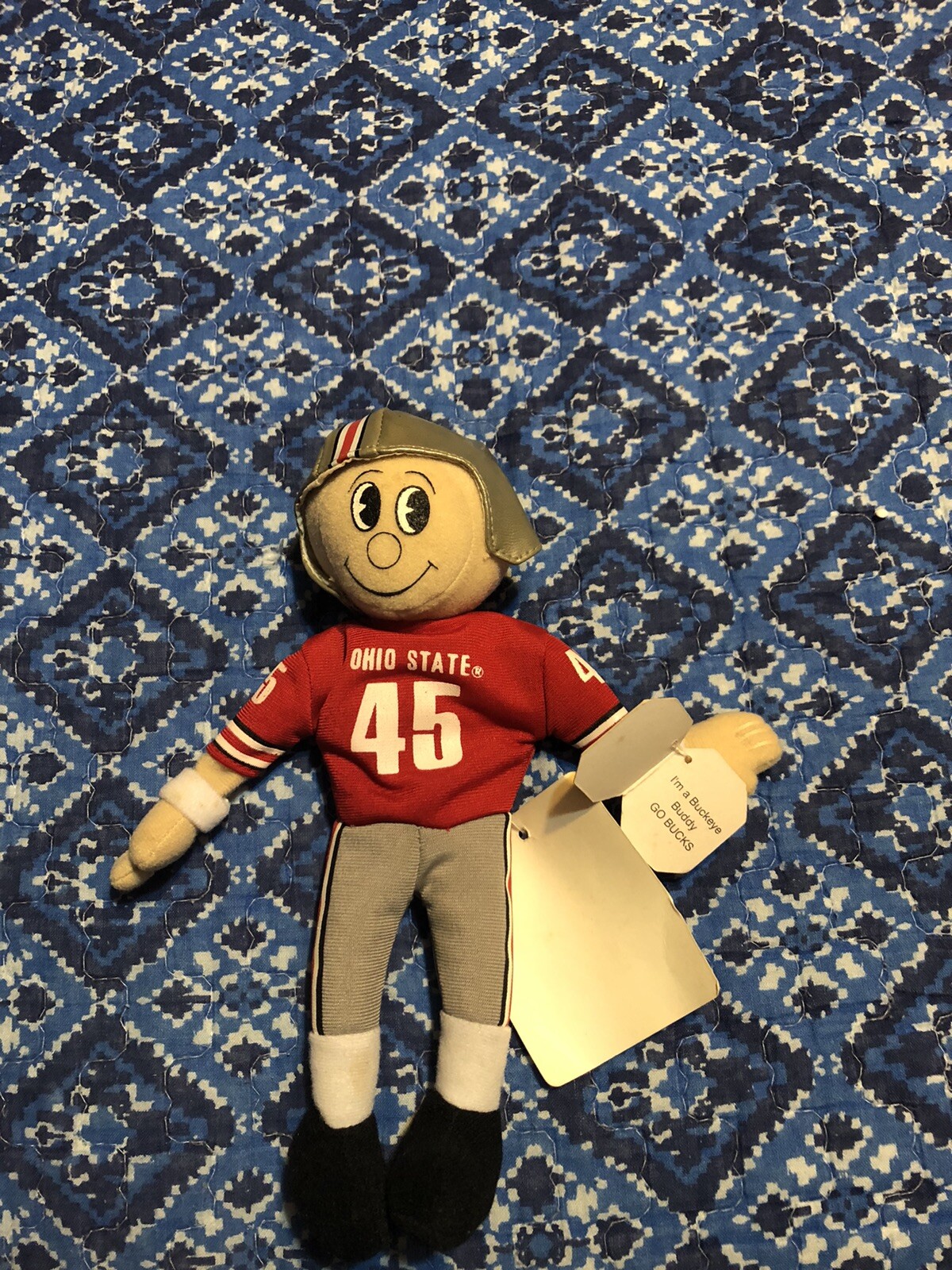 McDonalds Brutus Buckeye Buddy Beanbag Mascot Ohio State Buckeyes 9 ...