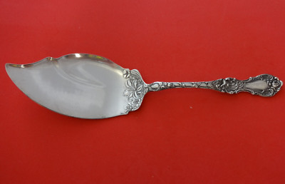 Floral by Wallace Plate Silverplate Fish Slice 10 1/2" Heirloom Serving ...