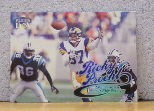 AUCTION - 549 FOOTBALL CARD FLEER ULTRA THE RAMS RICKY PROEHL VS. THE ...