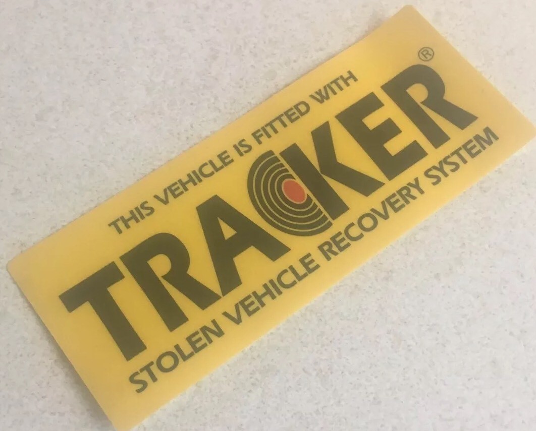Anti Theft Sticker Genuine Tracker Warning Deterrent Sign RANGE ROVER ...