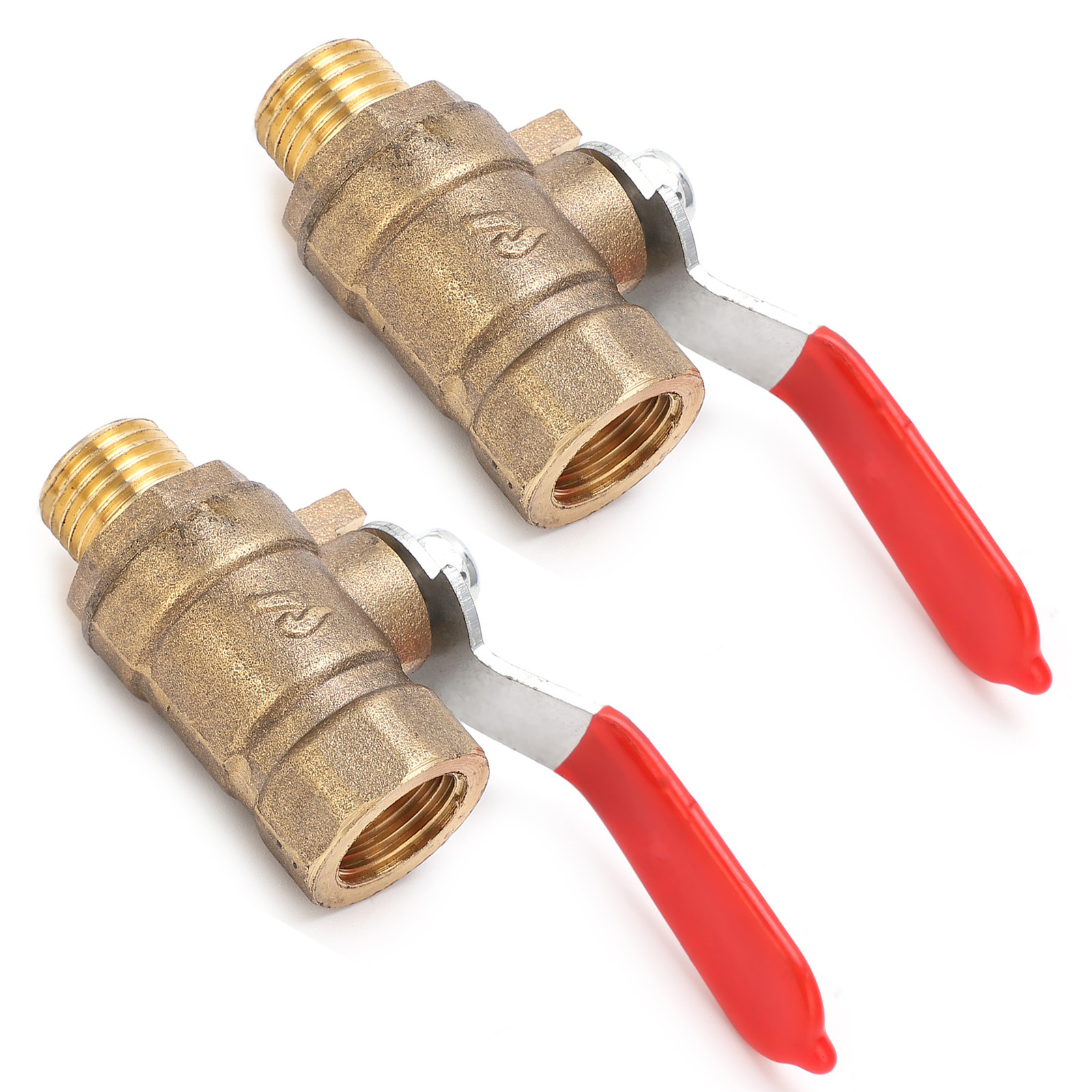 2Pcs Ball Valve 1/4 2 Points Multilayer Silicone Durable Air Compressor ...